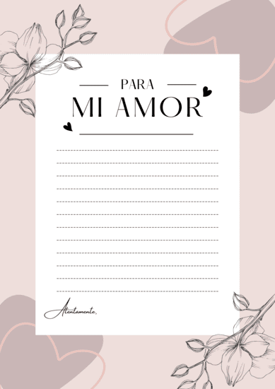 21 Cartas para el Día de San Valentín: plantillas + tips | TodoSobreColores