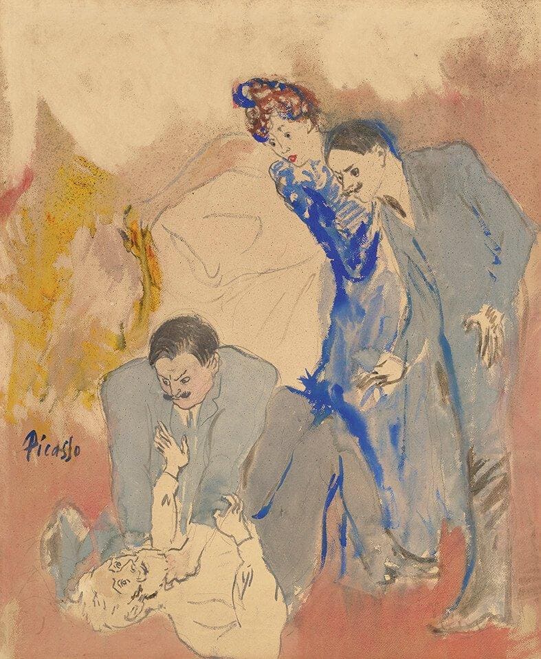 12 Obras representativas del periodo rosa de Picasso | TodoSobreColores